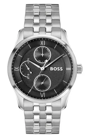 BOSS Principle Master Chronograph Watch - Black
