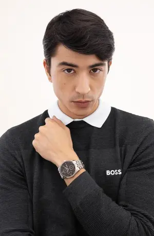 BOSS Principle Master Chronograph Watch - Black