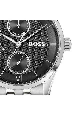 BOSS Principle Master Chronograph Watch - Black