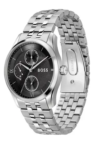 BOSS Principle Master Chronograph Watch - Black