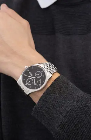BOSS Principle Master Chronograph Watch - Black
