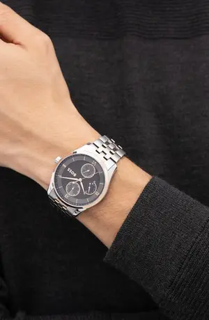 BOSS Principle Master Chronograph Watch - Gray