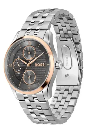 BOSS Principle Master Chronograph Watch - Gray