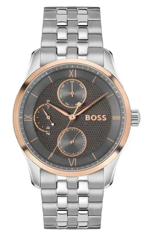 BOSS Principle Master Chronograph Watch - Gray