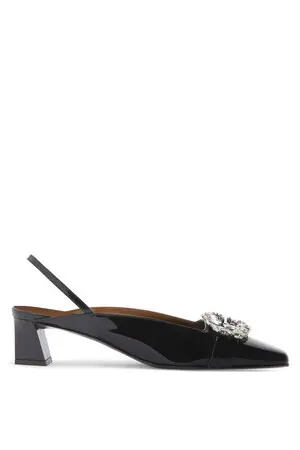 GIUSEPPE ZANOTTI Brendha Sparkle 45 Slingback Pumps