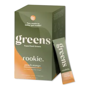ROOKIE WELLNESS Greens & Superfoods: Gut Health + Immune Support Peach Mango - One-color