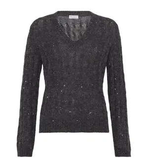 Brunello Cucinelli V Neck Sweaters For Women
