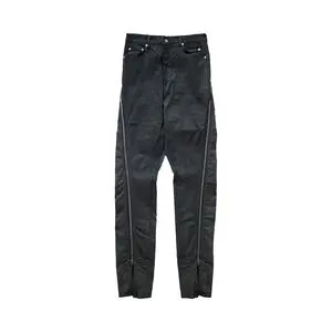 Rick Owens Bolan Banana Jeans With Zips - Black