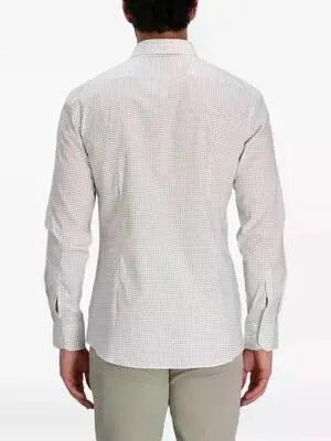 BOSS Micro-pattern Cotton Shirt