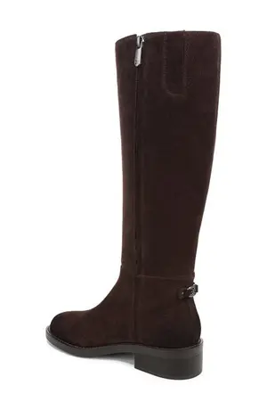 Sam Edelman Milla Knee High Boot - Cafe Noir Suede