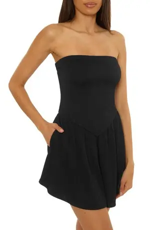 BECCA By Rebecca Virtue Palma Strapless Cover-up Minidress