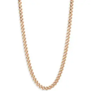 OPEN EDIT Ball Link Chain Necklace Gold