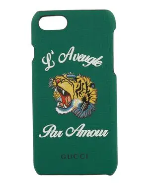 Gucci Tiger Head Iphone 7 Case - Emerald