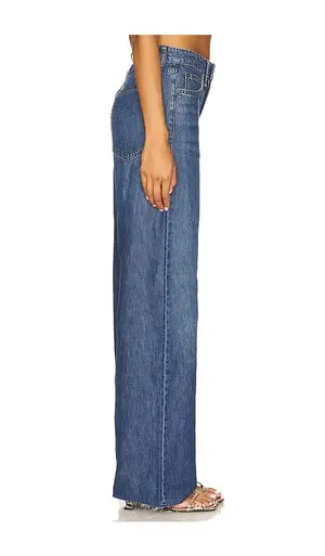 Rag & Bone Featherweight Logan Wide Leg Jeans - Blue