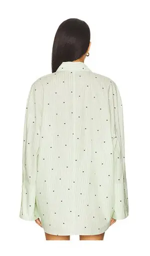ROTATE BY BIRGER CHRISTENSEN Poplin Oversized Shirt