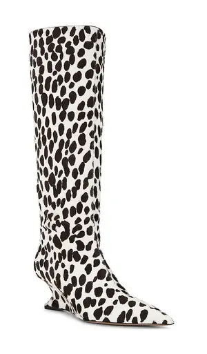 Paris Texas Nina Calf Hair Wedge Boots