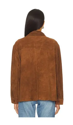 FOUND Suede Camp Shirt