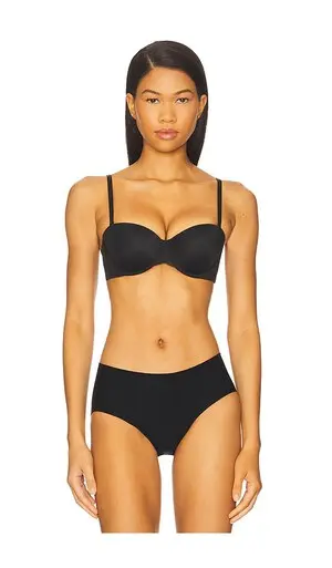 Calvin Klein Lightly Lined Strapless Bra - Black
