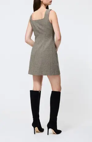 French Connection Houndstooth Mini Sheath Dress
