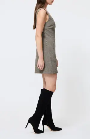 French Connection Houndstooth Mini Sheath Dress