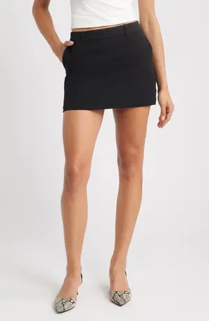 ARTLESS FOREVER Stretchy Tailored Skort - Black