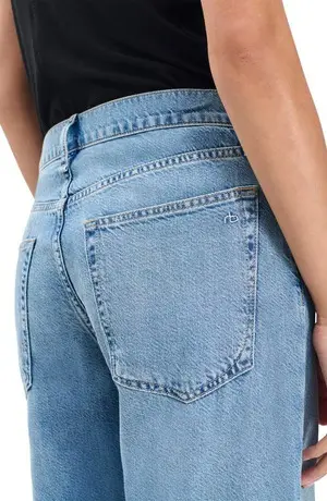 Rag & Bone Featherweight Low Rise Relaxed Straight Jeans - Ludlow