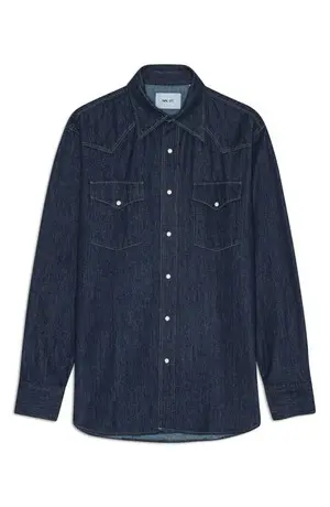 Nn07 Ricky Denim Snap-up Western Shirt