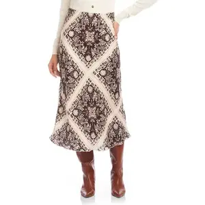 Fifteen Twenty Mia Printed Midi Skirt - Print