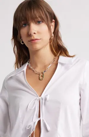 OPEN EDIT Pop Top Pendant Necklace