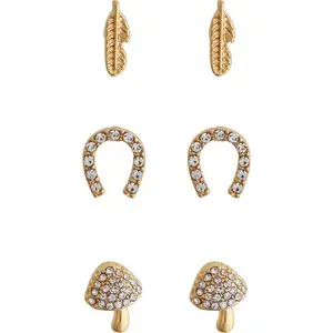 PANACEA Stud Earring Set - Gold