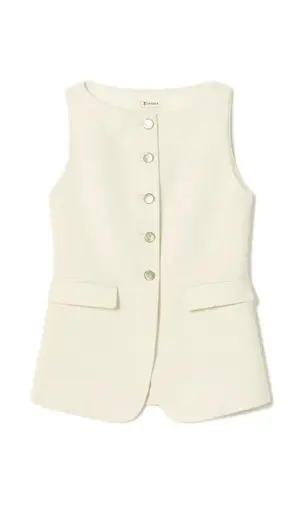 Lilysilk Sleeveless Silk Georgette Vest