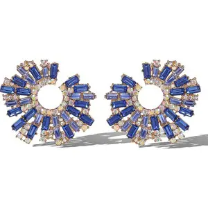 Jessica Simpson Earrings With Crystal - Blue