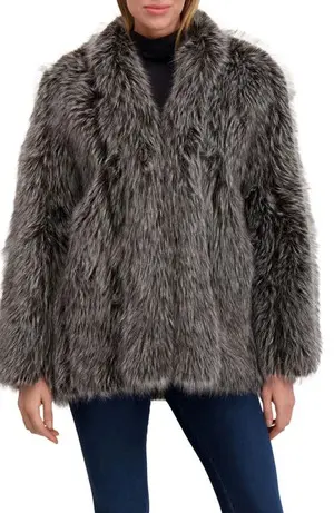 Lyla Grant Faux Fur Coats For Women