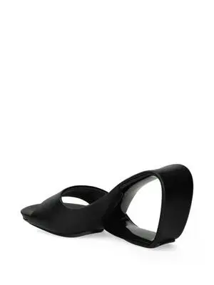 United Nude Mobius 65mm Leather Sandals - Black