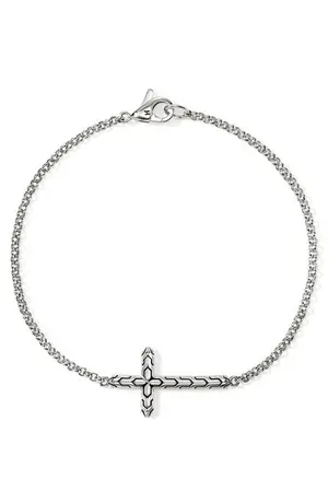John Hardy Jh Essential Cross Chain Bracelet - Silver