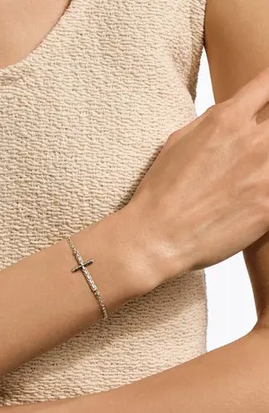 John Hardy Jh Essential Cross Chain Bracelet - Silver