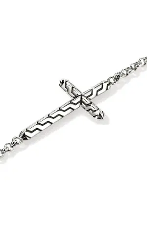 John Hardy Jh Essential Cross Chain Bracelet - Silver