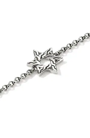 John Hardy Essentials Star Of David Bracelet - Silver