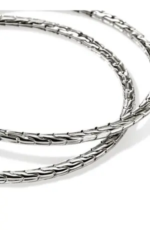 John Hardy Jh Essential Hoop Earrings