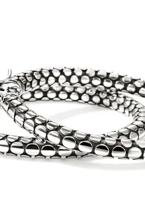 John Hardy Dot Hoop Earrings - Silver