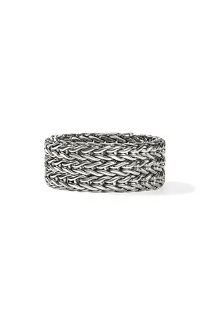 John Hardy Icon Chain Ring - Silver