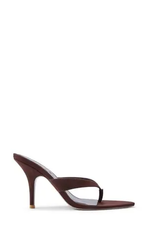 Femme La Pointed Toe Stiletto Sandals - Brown
