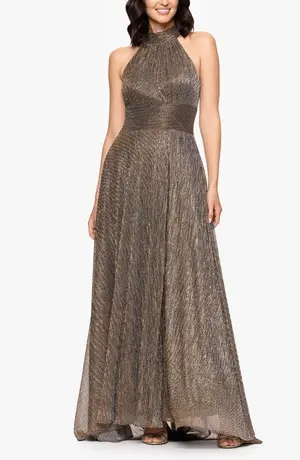Betsy & Adam Metallic Evening Dresses