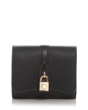 Stella McCartney Ryder Tri-fold Wallet Black