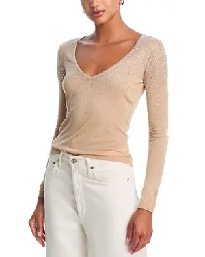 Generation Love Mirasol Crystal Sweater - Beige