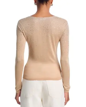 Generation Love Mirasol Crystal Sweater - Beige