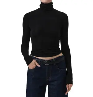 Citizens Of Humanity Caradene Turtleneck Tee - Black