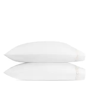 MATOUK Classic Chain Standard Pillow Case, Pair - Blush