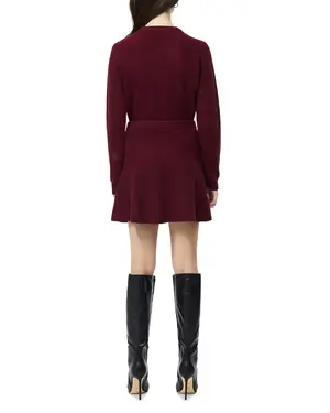 French Connection Vhari Knit Mini Skirt - Cabernet