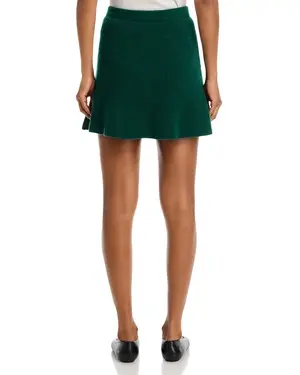 French Connection Vhari Knit Mini Skirt - Evergreen